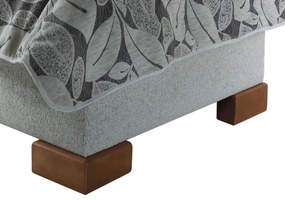 NEW DESIGN postele Čalouněná postel QUATRO s hlavovým čelem a úložným prostorem, 90×200 cm Velikost postele: 90 × 200 cm, Strana: Pravá