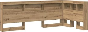 Úložné čelo postele Artisanový dub Kompozitní dřevo 3335468