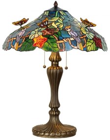 Stolní lampa Tiffany Butterfly – 52x65 cm