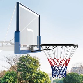Costway Ø45 cm Standardní basketbalový koš se síťkou Mini basketbalový koš