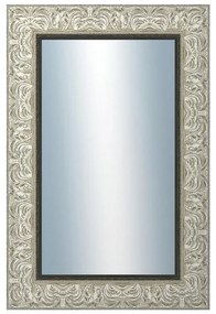 DANTIK - Zarámované zrcadlo - rozměr s rámem cca 40x60 cm z lišty PRAHA stříbrná (2751)
