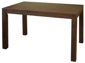 Jídelní stůl VAŠEK ořech, výška: 74,5 cm, šířka: 120 cm, hloubka: 75 cm, materiál: masiv