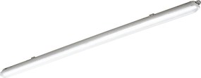 FAN LED-NAUTILUS-PRO Prachotěsné stropní svítidlo LED NAUTILUS stříbrná polykarbonát 80 W 10600 lm 4000 K IP65 7,2 x 148 x 6,1 cm - FANEUROPE