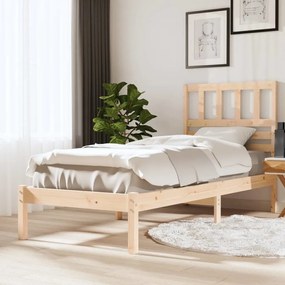 vidaXL Rám postele masivní borovice 90 x 190 cm Single [3100992] Barva: Bílá