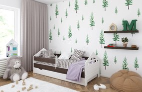 BabyBeds Dětská postel ALA Velikost postele: 180x80 cm, Barevné provedení: Bílá, Úložný prostor: Ne, bez úložného prostoru Bílá