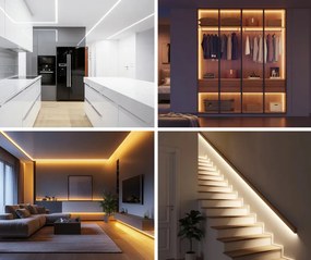 LED Solution LED pásek 9,6W/m 12V bez krytí IP20 Barva světla: Studená bílá 07302