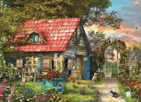 EUROGRAPHICS Puzzle Vesnická kůlna XL / 500 dílků / 68 x 48 cm