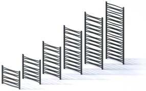 Regnis 3D Slza, Topné těleso 440x1205mm, 521W, bílá, L3D120/40/WHITE