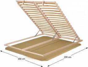 Rošt, 180x200 cm, BASIC FLEX 3 ZÓNOVÝ Kondela 03021117
