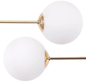 Stropní svítidlo Florence, 2x bílé skleněné stínítko, g