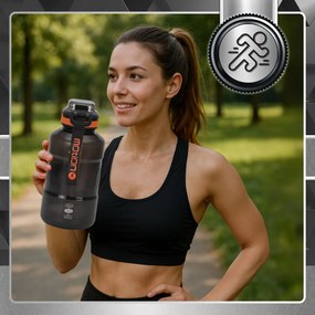 Camerazar Sportovní láhev TRESSARI 1500ml BPA FREE ideální na běhání a hydrataci