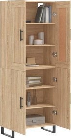 Skříň highboard dub sonoma 69,5 x 34 x 180 cm kompozitní dřevo 3199580