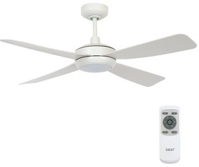 Lucci air | Lucci air 213302- LED Stmívatelný ventilátor SLIPSTREAM 1xGX53/12W/230V bílá +DO | FAN00253