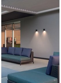Redo 90527 - LED Venkovní nástěnné svítidlo BRIO LED/6W/230V 3000K IP54 antracit