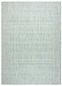 koberec SISAL SION aztécký 22184 Diamanty ploché tkaní zelená / modr velikost 160x220 cm | krásné koberce cz