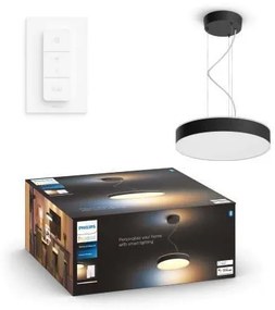 PH 41162/30/P6 Hue Bluetooth LED White Ambiance Závěsné svítidlo Philips Enrave 41162/30/P6 33,5W 4300lm 2200-6500K IP20 černé, stmívatelné s dálkovým ovladačem - PHILIPS HUE (915005998101)