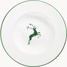 Ručně vyrobený talíř na těstoviny Grüner Hirsch