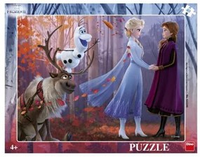 Dino Puzzle deskové Ledové království II/Frozen II 37x29 cm 40 dílků