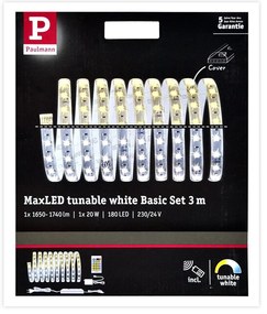 Paulmann | Paulmann 70624 - LED/20W Stmívatelný pásek MAXLED 3m 230V + DO | W1631