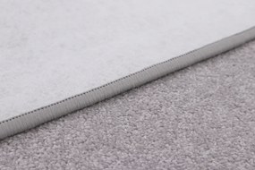 Vopi koberce Nášlapy na schody Eton šedý půlkruh, samolepící - 28x65 půlkruh (rozměr včetně ohybu)