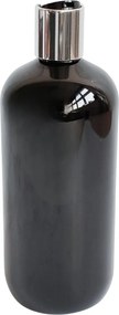 Dávkovač na mýdlo 500 ml černý s černo-stříbrným DISC TOP BELA