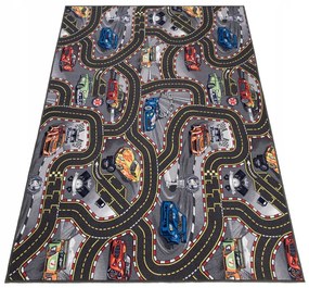 Chemex Dětský koberec s motivem Disney Cars , různé rozměry, 2 barvy Barva: Šedá, Rozměr: 100x150cm