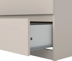 Krémová komoda 154x76x50 cm Naia – Tvilum