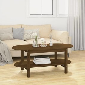 vidaXL Konferenční stolek 110 x 55 x 45 cm masivní borové dřevo [822290] Barva: Přírodní