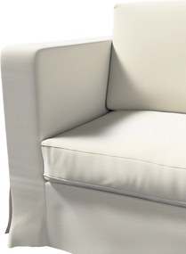 Potah na pohovku IKEA  Karlanda 3-místná nerozkládací, dlouhý barva šedá látka sametová