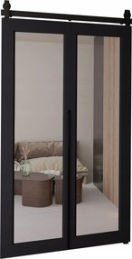 Skládací posuvné dveře QUDIO M7 černý 100