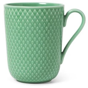 Porcelánový hrnek Rhombe Green 330 ml Lyngby Porcelaen