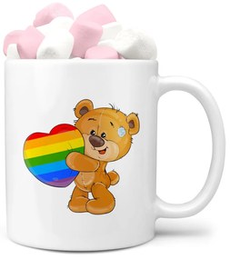 Hrnek LGBT Bear (Náplň hrníčku: Marshmallow)