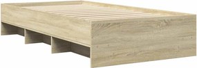 Rám postele bez matrace dub sonoma 90 x 190 cm kompozitní dřevo 3295704