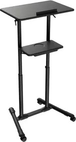 Gembird TVS-DESK-01-BK černá / Stojící psací stůl / Nastavitelná výška