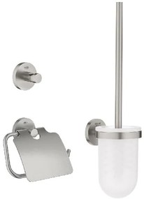 Grohe QuickFix Start - Set doplňků pro toaletu 3 v 1, supersteel 41204DC0