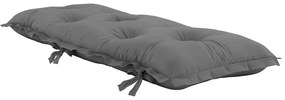 Tmavě šedý variabilní futon vhodný do exteriéru Karup Design OUT™ Sit&amp;Sleep Dark Grey