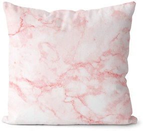 Polštář Pink marble (Velikost: 55 x 55 cm)