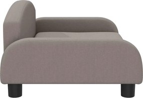 Pelíšek pro psy taupe 70 x 45 x 30 cm textil 171963