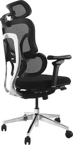 Equip Ergonomická kancelářská židle černá, čalouněný sedák / Kancelářs