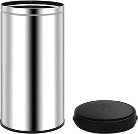 Odpadkový koš s automatickým senzorem 70 l nerezová ocel 322696