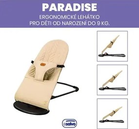Asalvo PARADISE dětské lehátko, beige