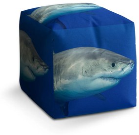 Sablio Taburet Cube Žralok: 40x40x40 cm
