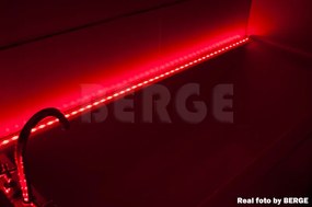 ECOLIGHT LED pásek KOMPLET - SMD 2835 - 5m - 300/5m - 4,8W/m - červený + konektor + zdroj