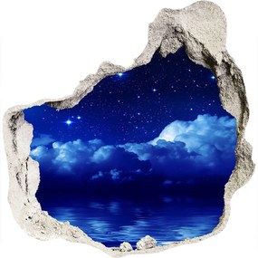 Wallmuralia Nálepka 3D díra na zeď Nebe noc 75x75 cm