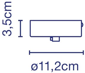 Marset A654-008 Santorini, stropní rozeta