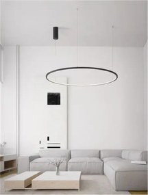 LED lustr Tarquin 100 černé
