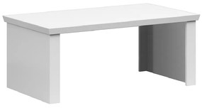 Konferenční stolek, 110cm, bílá, ARYAN