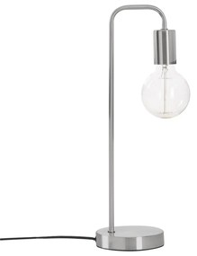 DekorStyle Stolní lampa Keli stříbrná 45 cm