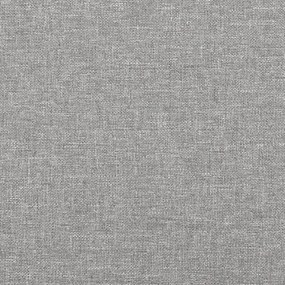 vidaXL Rám postele s čelem 90x200 cm textil [3124948] Barva: světle šedá