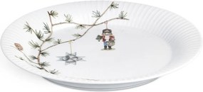 Bílý porcelánový talíř s vánočním motivem ø 27 cm Hammershøi Christmas – Kähler Design